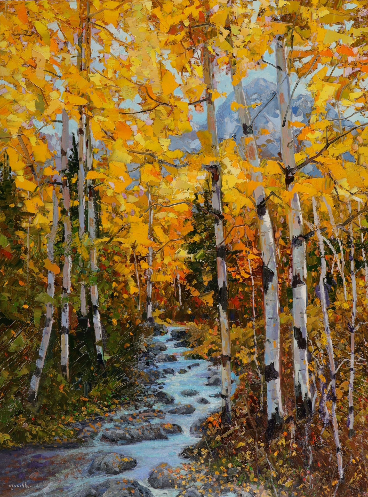 Garth Williams - Fall Creek – TRAILSIDE GALLERIES