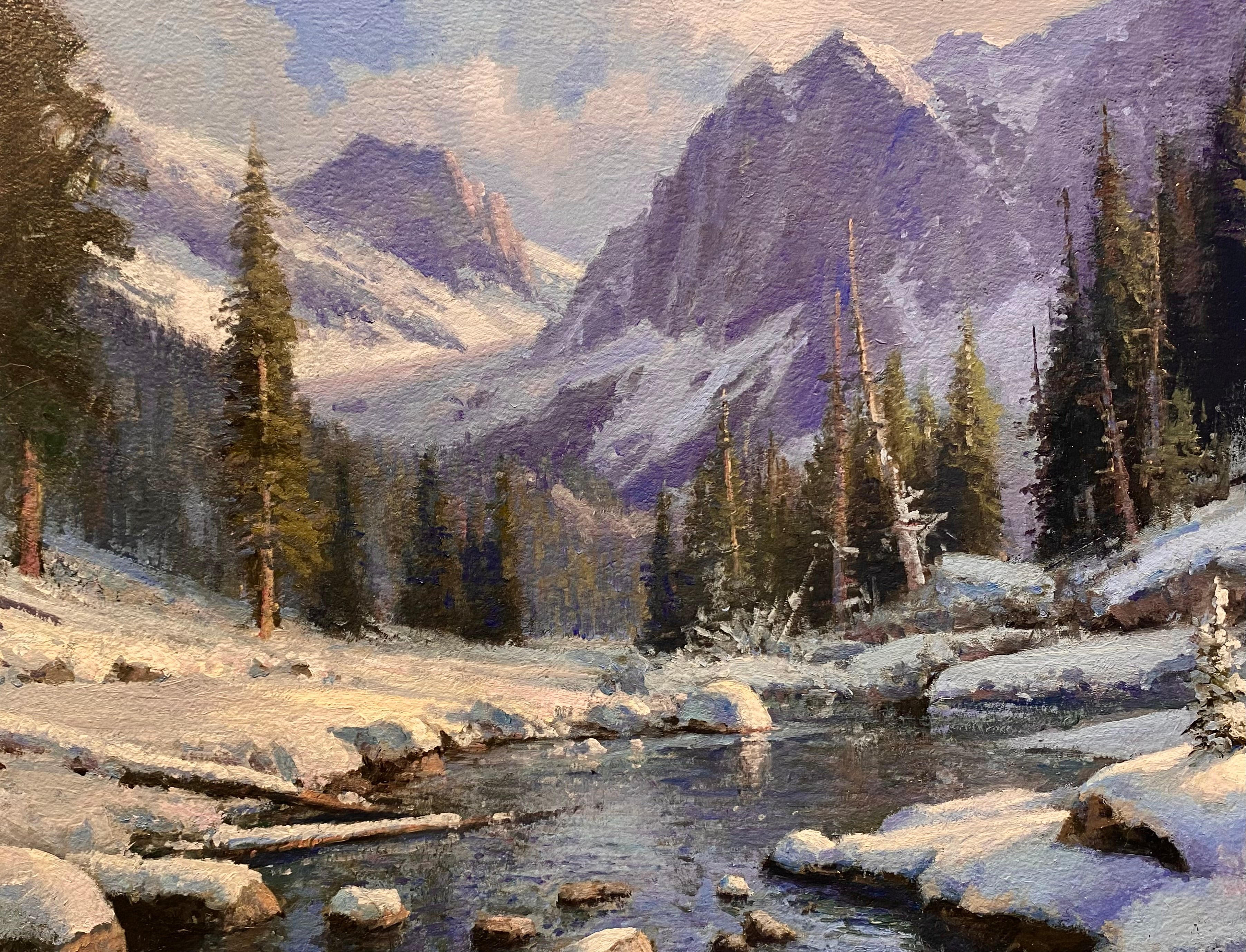 Michael Godfrey - Alpine Winter – TRAILSIDE GALLERIES