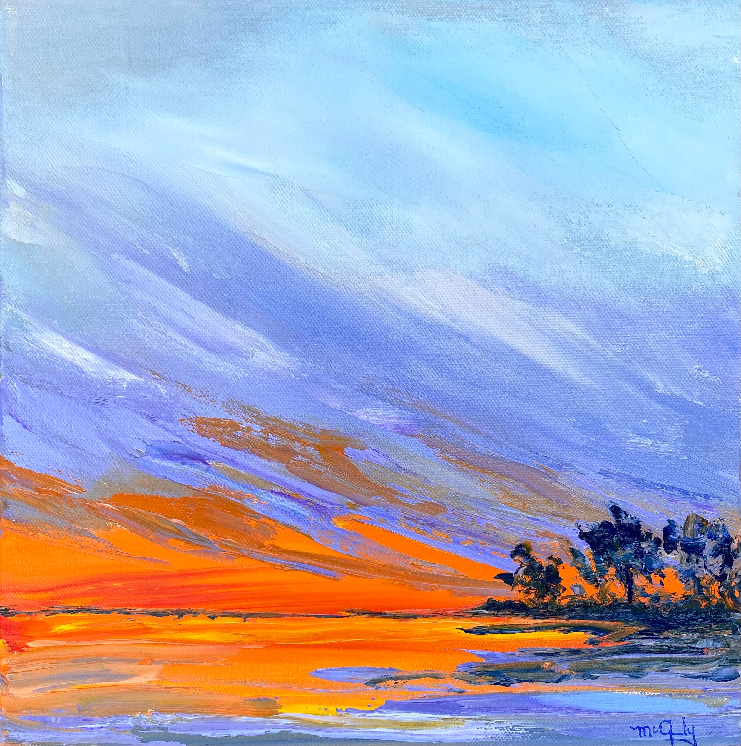 Michael McGrady - Morning Blaze – TRAILSIDE GALLERIES