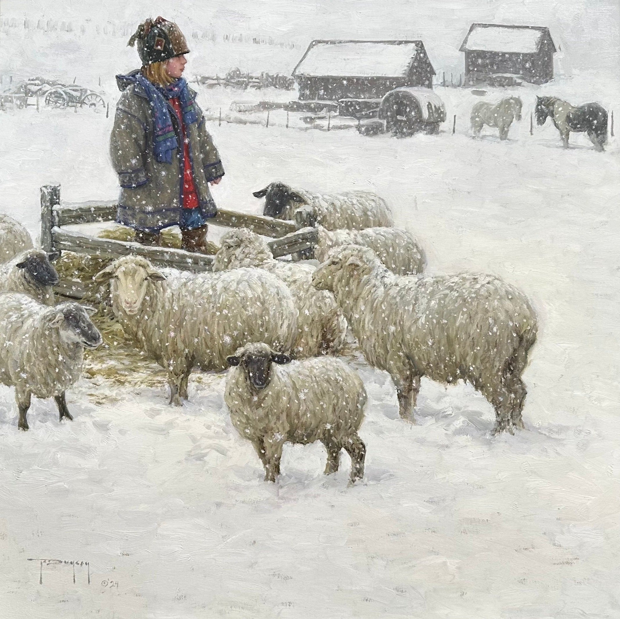 Robert Duncan - Tending The Sheep – TRAILSIDE GALLERIES