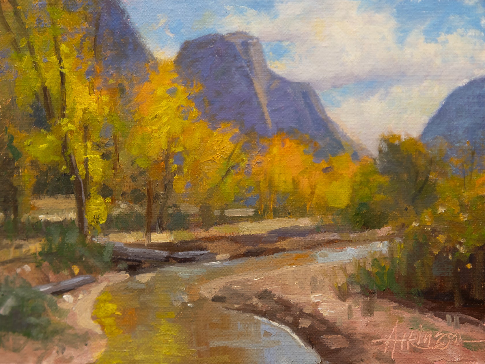 Steve Atkinson - Autumn Along The Virgin – TRAILSIDE GALLERIES